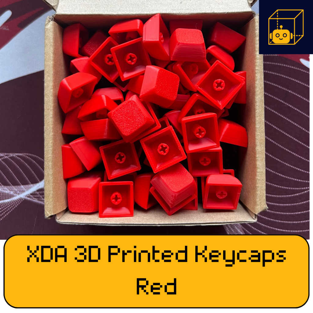 PixelBlock3D Blank Keycap Keycaps - FDM 3D Printed Different Colors XDA ...