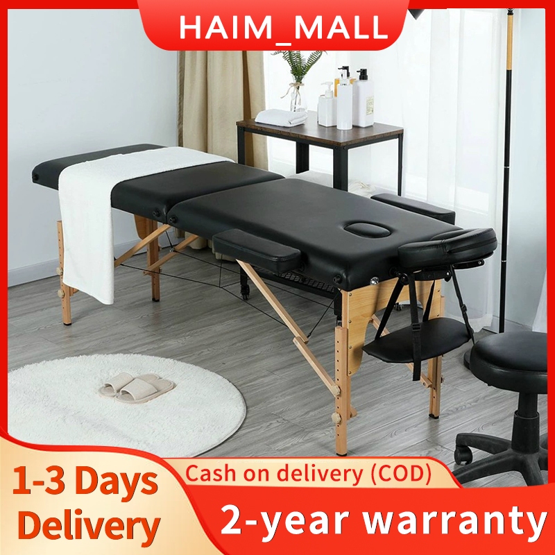 Folding massage bed Portable portable massage bed home acupuncture ...