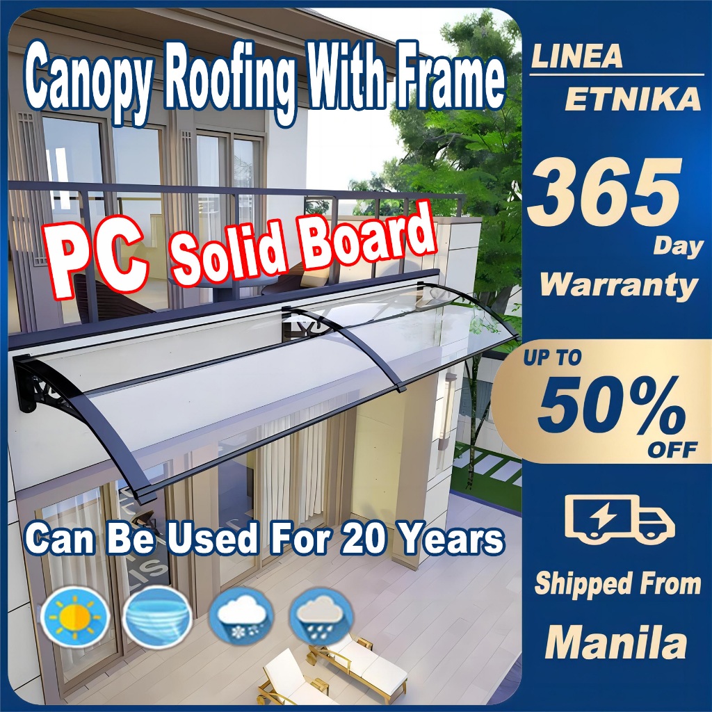 Canopy Roofing With Frame Multipurpose Awning With Bracket Shade ...