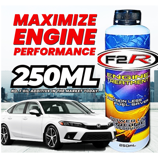 F2R RACING OIL ADDITIVES COMPLETE ENGINE TREATMENT 250ml | Shopee ...