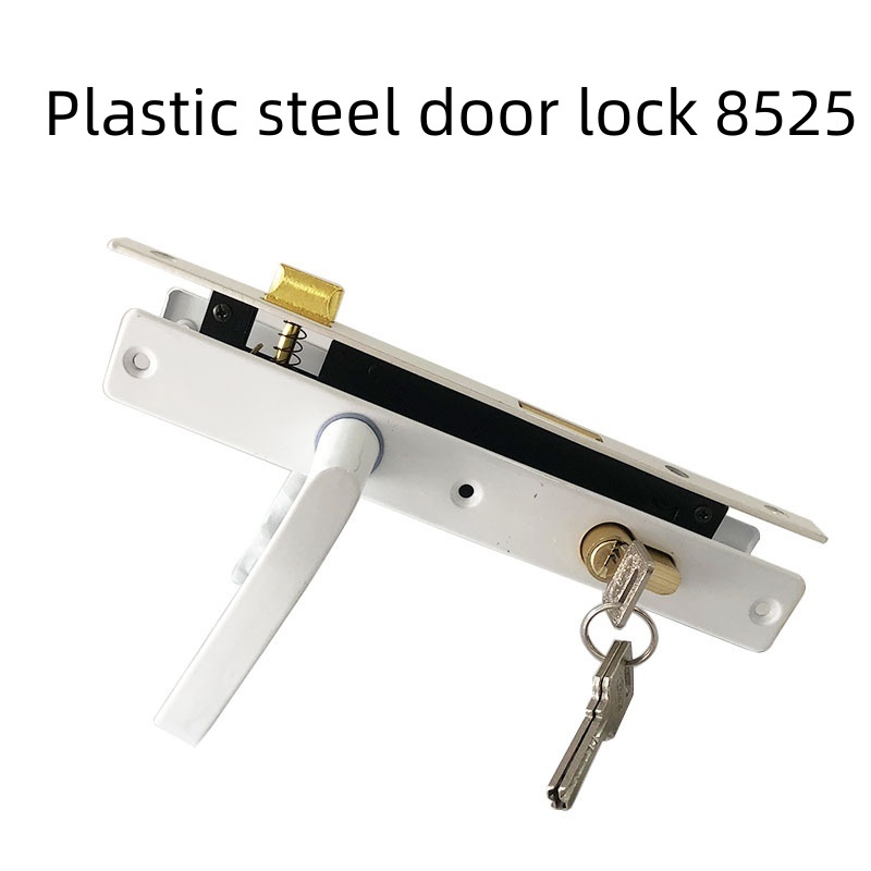 Plastic-steel Door Handle With Lock8525 Type Plastic Steel Door Lock ...