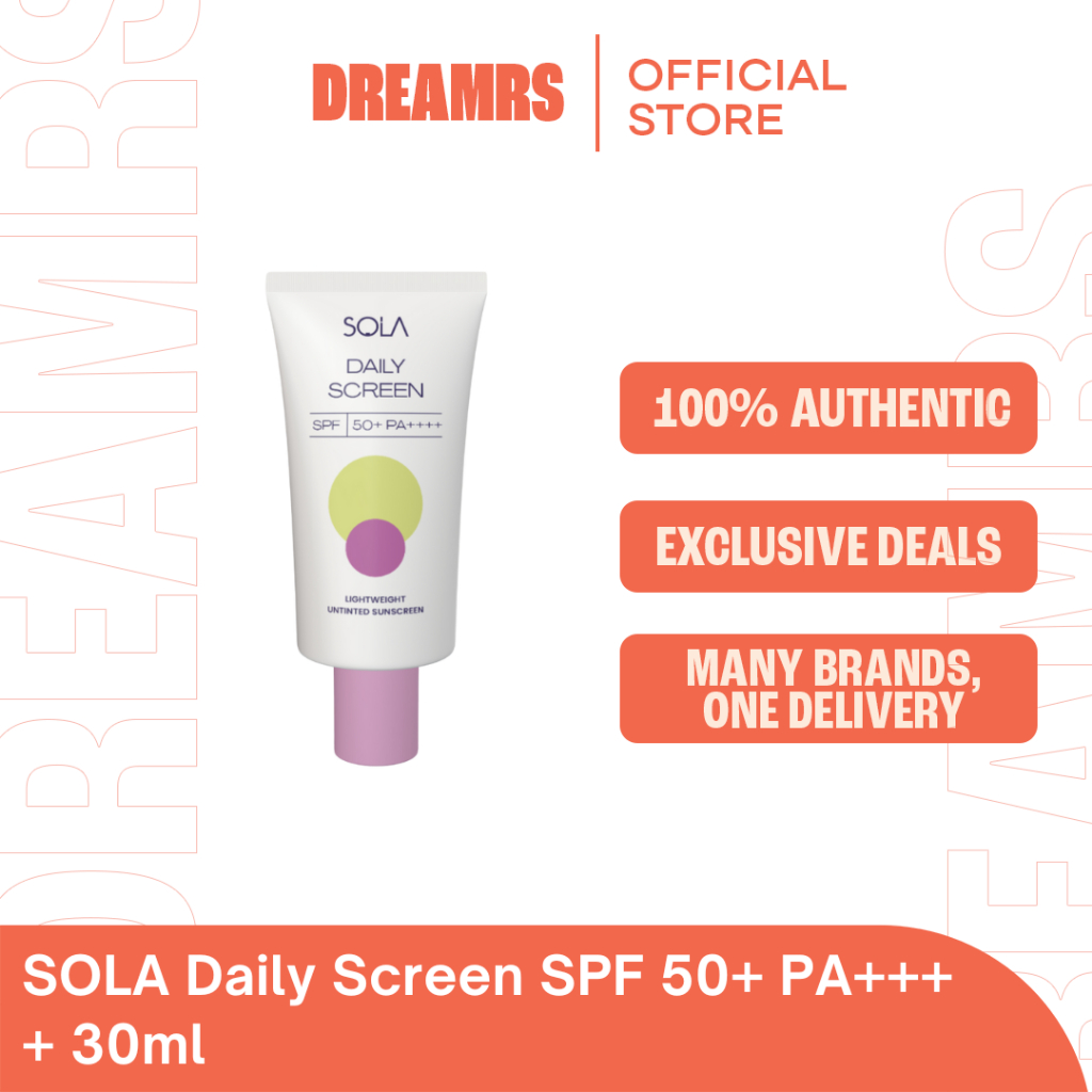 SOLA Daily Screen SPF 50+ PA++++ 30ml (DREAMRS) | Shopee Philippines
