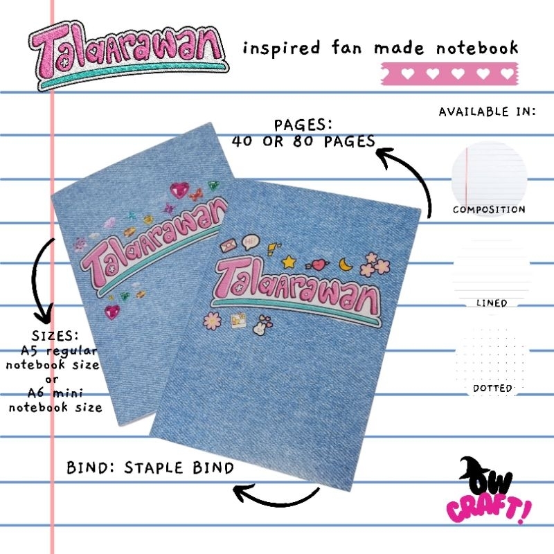 TALAARAWAN inspired notebook | Shopee Philippines