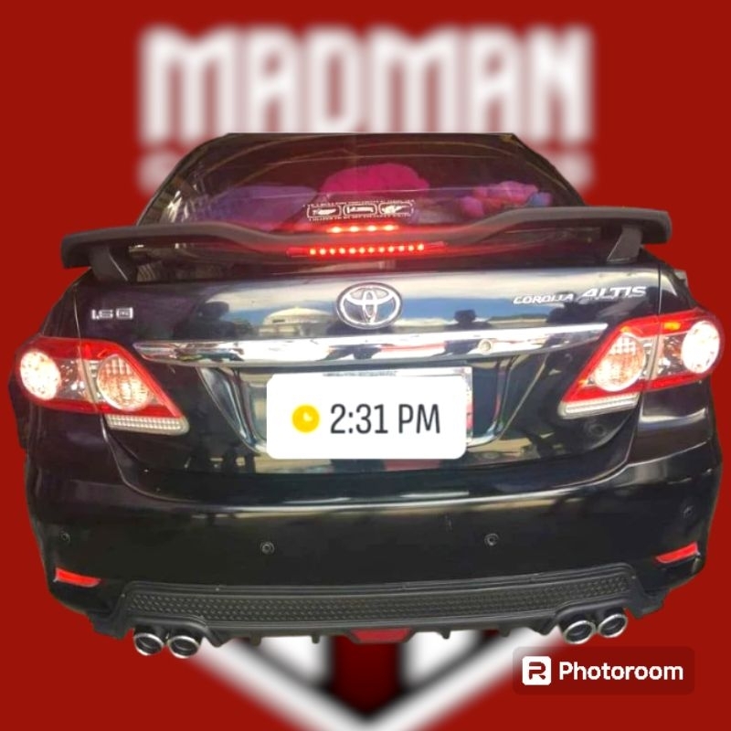 Toyota Altis 07 to 13 Modulo Spoiler | Shopee Philippines