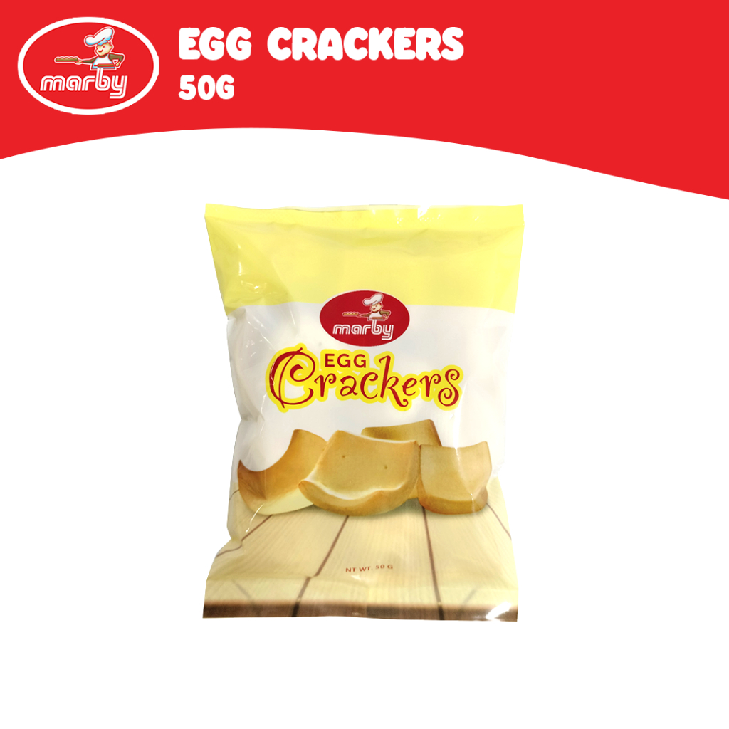 Marby Egg Crackers - 50 grams | Shopee Philippines
