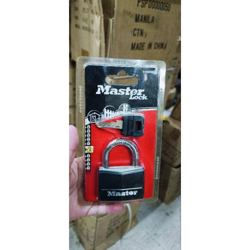 Master Lock Solid Aluminum Body Padlock 9150Eurd-Blk ( 50mm) | Shopee Philippines