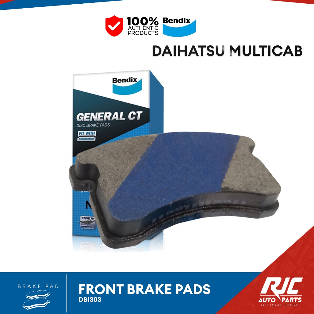 BENDIX BRAKE PAD DAIHATSU MULTICAB FRONT DB1303 Multicab 1set | Shopee ...