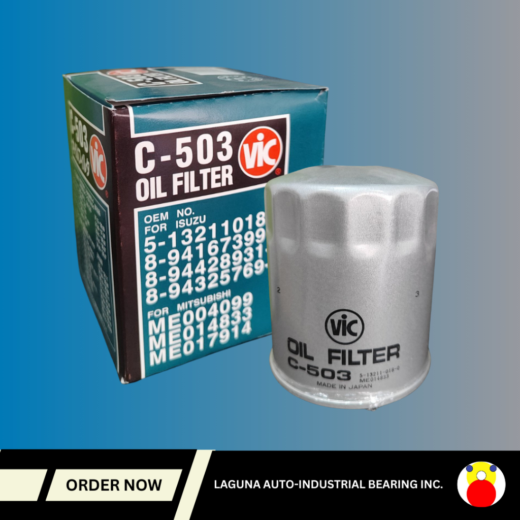 Vic Oil Filter C-503 for Isuzu Crosswind Hilander Canter 4d30 | Shopee ...