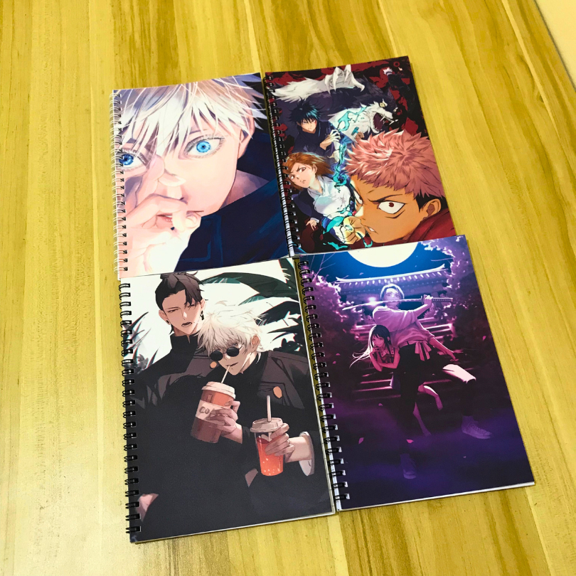 Jujutsu Kaisen Anime Notebook Gojo Yuji Geto Notebook A5 Wired Lined ...