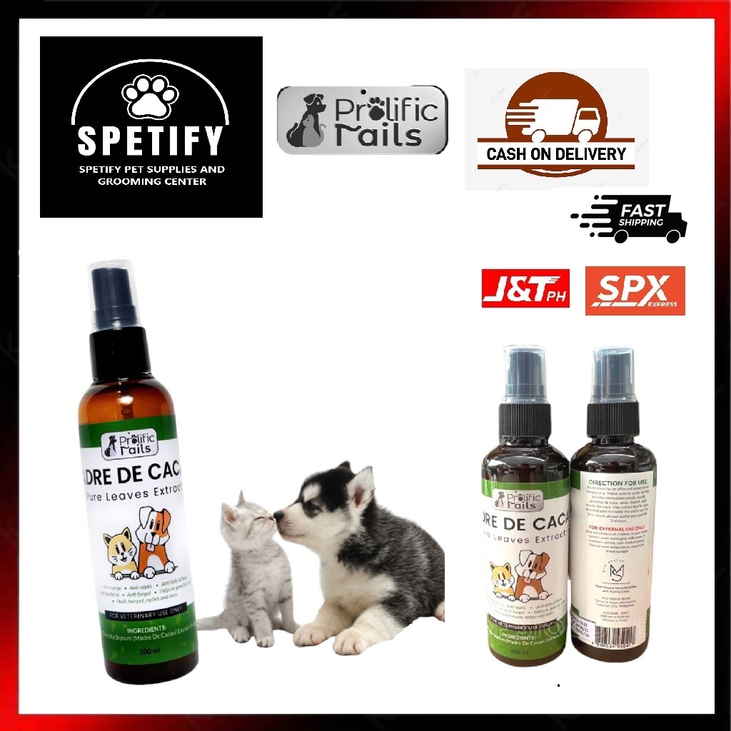 Prolific Tails Madre de Cacao Pure Leaves Extract Spray 100ml | Shopee ...