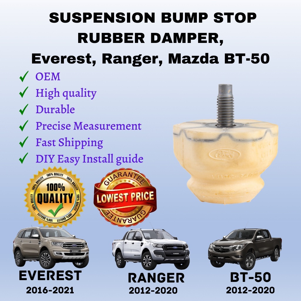 SUSPENSION BUMP STOP EB3C3A016AA RUBBER DAMPER, Everest 2016-2021 ...
