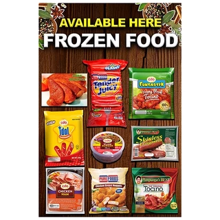 Shop frozen foods tarpaulin for Sale on Shopee Philippines