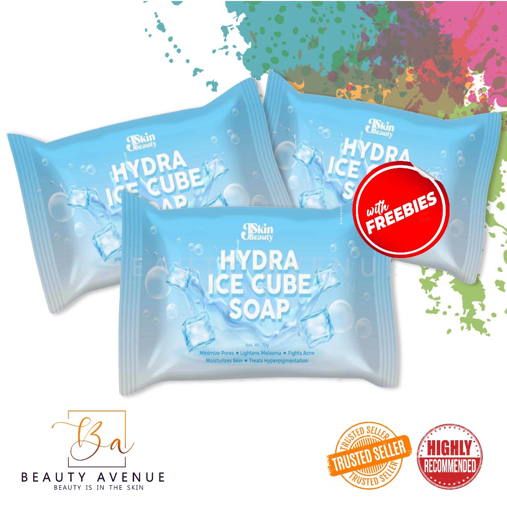 JSkin Beauty Hydra Ice Cube Soap 70g (3PCS) (WITH FREEBIES) | Shopee ...