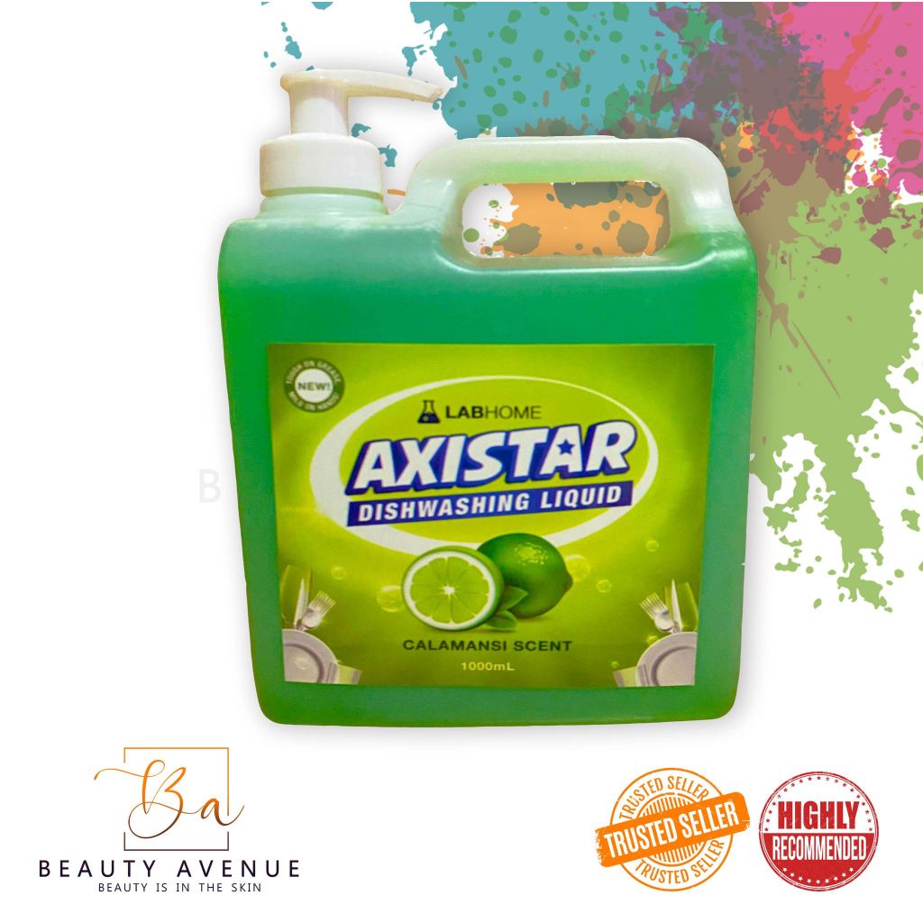 LABHOME AXISTAR [CALAMANSI] DISH WASHING LIQUID 1000ML (WITH FREEBIES ...