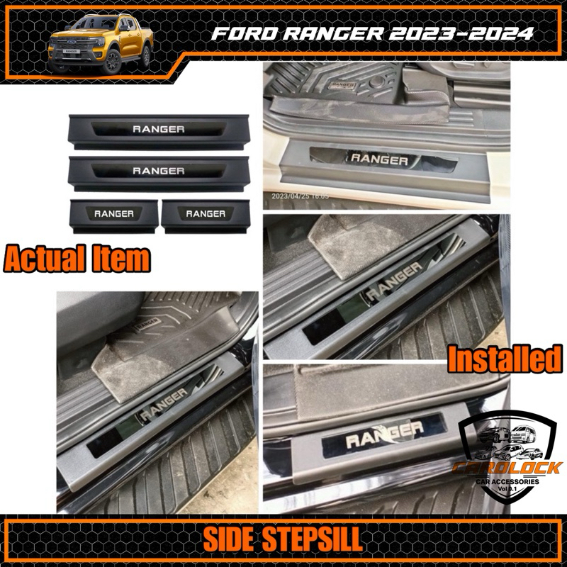 Ford Ranger XL XLT Sport Wildtrak Raptor 2023 - 2025 Side Stepsill ...