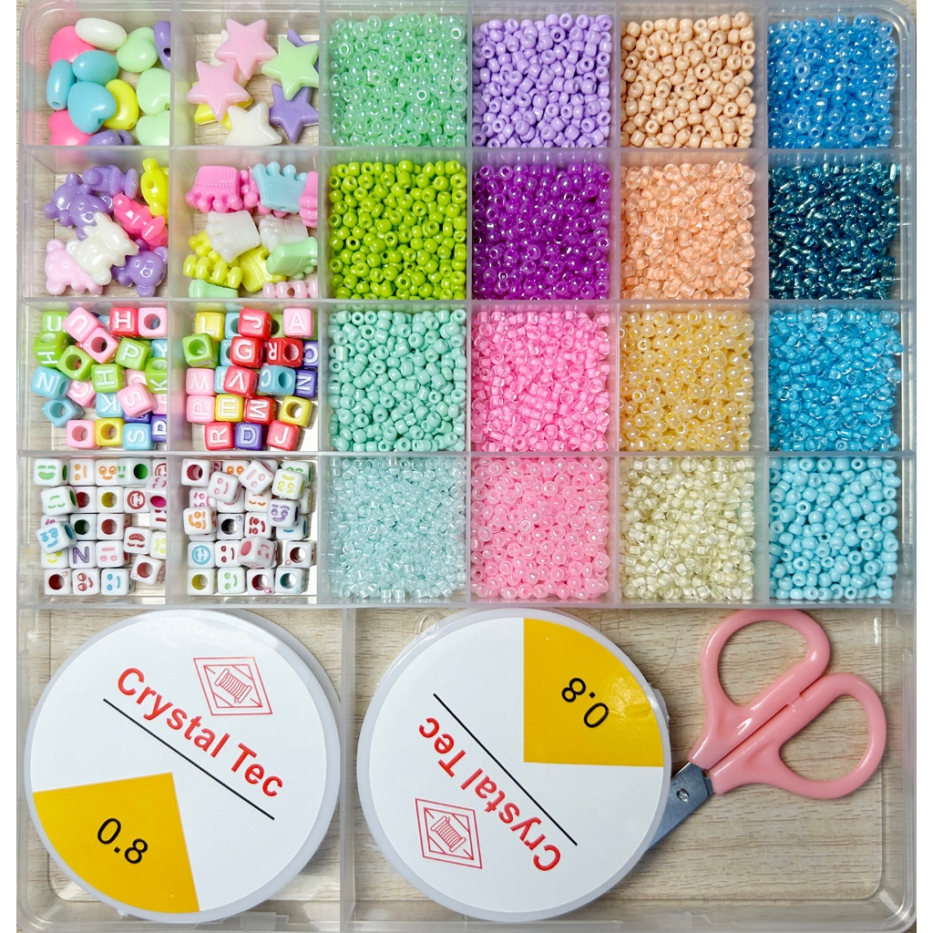 DIY Acrylic Letter Beads Set For Name Bracelets Jewelry Making And ...