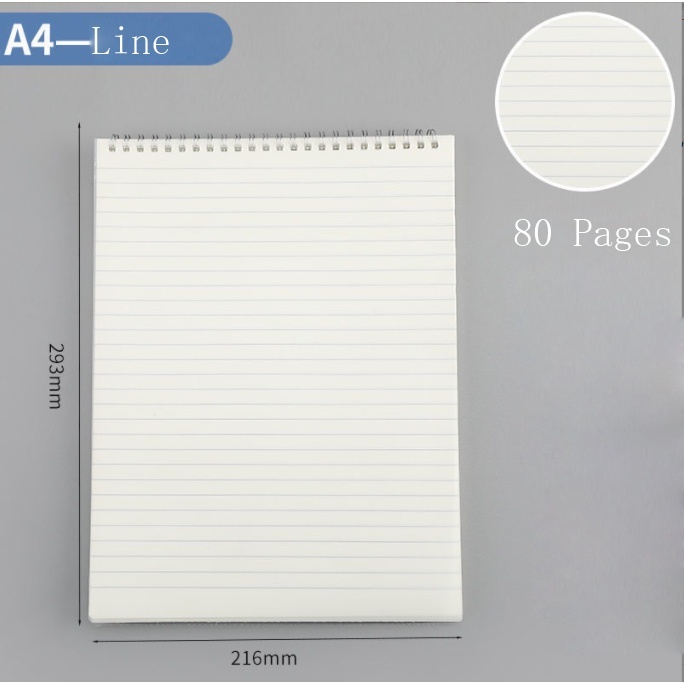 A5/B5/A4 Spiral Binder Notebook Refill Muji Styled 60 leaves Daily plan ...
