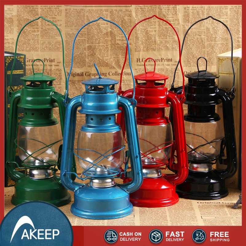 Camping Portable Retro Kerosene Lamp Outdoor Camping Oil Lamp Outdoor ...