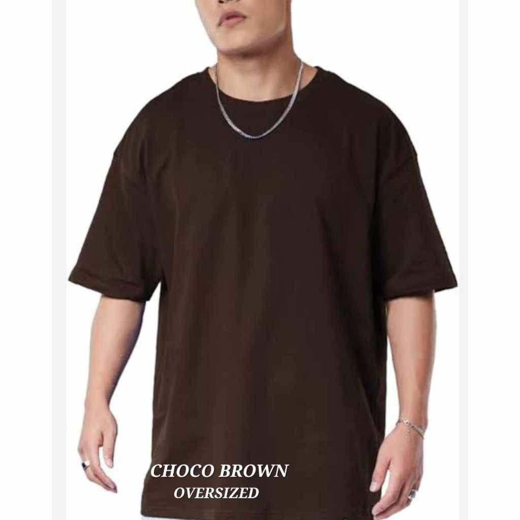 AIIZ / A2Z OVERSIZED Korean Inspired Shirt Unisex (CHOCO BROWN ...