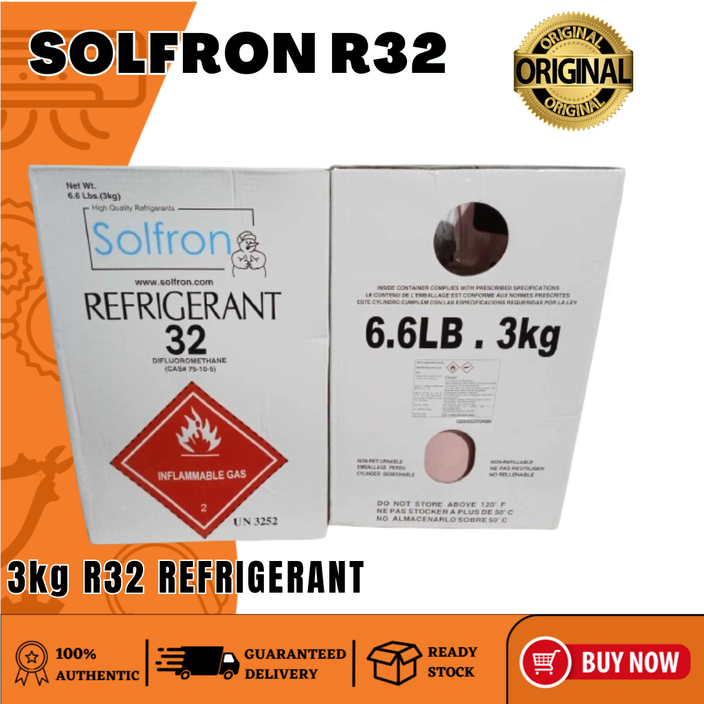 4HMC SOLFRON 3KG R32 REFRIGERANT | Shopee Philippines