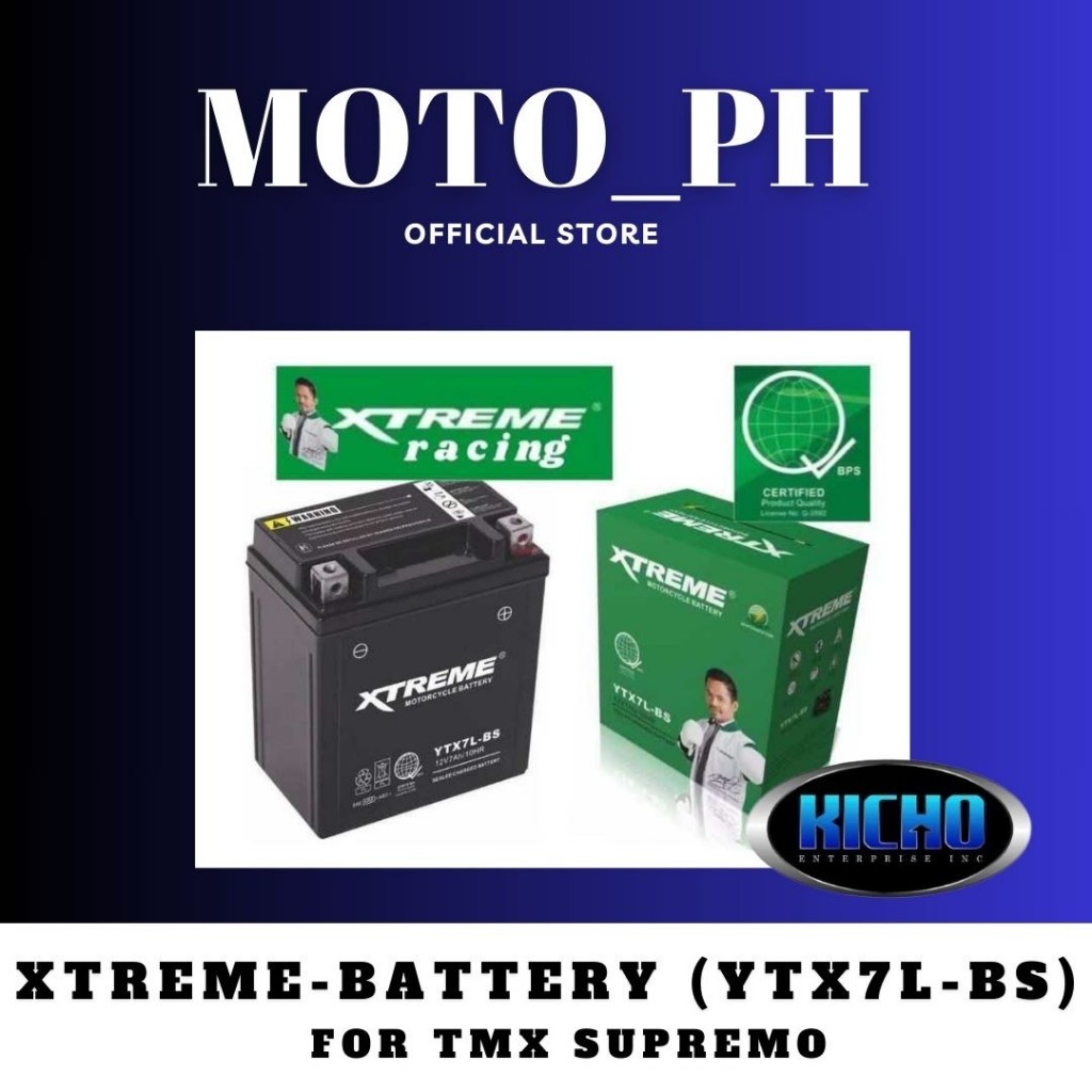 XTREME & KING SFON MOTORCYCLE BATTERY YTX7L-BS For TMX SUPREMO/MOTO_PH ...