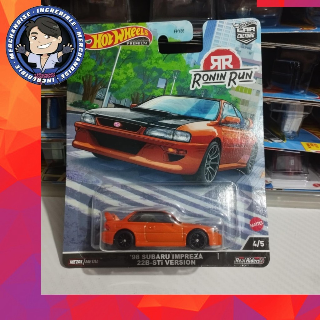 Hot Wheels Premium - Car Culture Ronin Run '98 Subaru Impreza 22B-STi ...