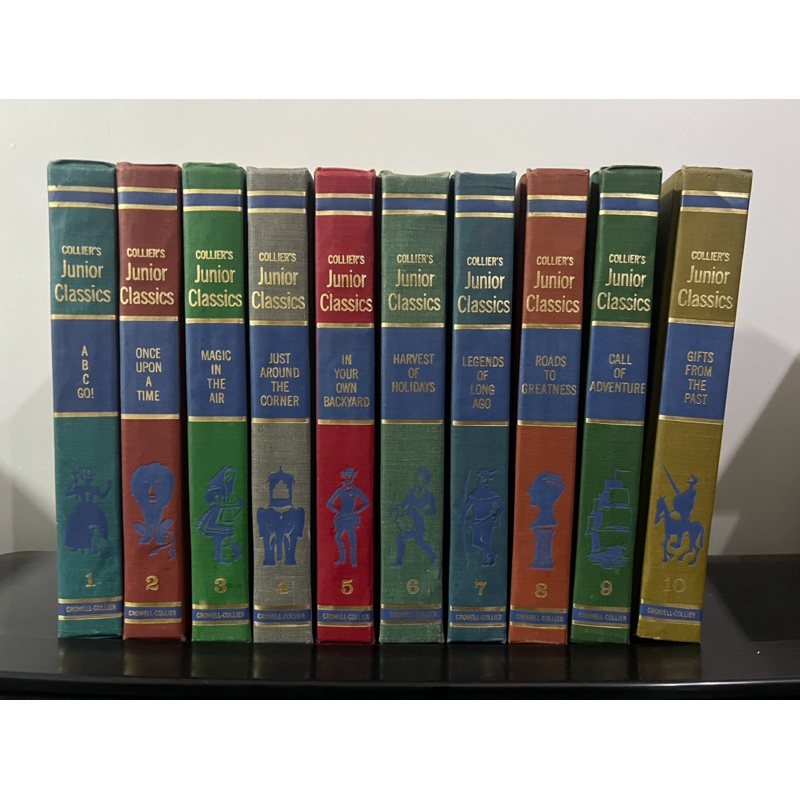 Collier’s The Junior Classics Complete Volume 1 to 10 Rare Vintage Set ...