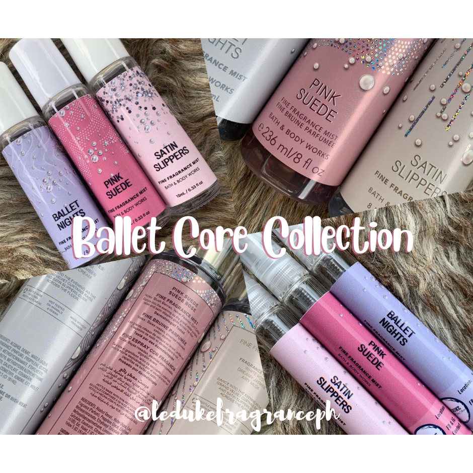 BALLET CORE COLLECTION BATH & BODY WORKS DECANT 10ML SATIN SLIPPERS ...