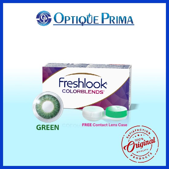 Freshlook COLORBLENDS / Green / Monthly Disposable Contact Lens ...