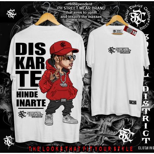 SOCIAL DISTRICT CLOTHING T-SHIRT DISKARTE HINDI INARTE DESIGN | Shopee ...