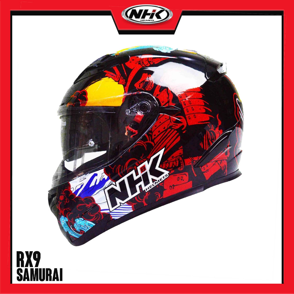 NHK Helmet RX9 SAMURAI Full Face Dual Visor | Shopee Philippines