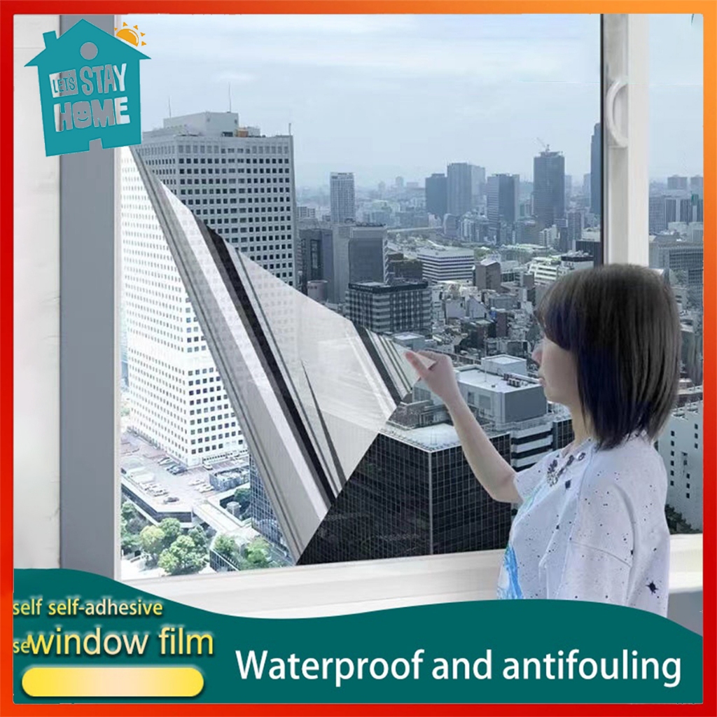 Window Film Privacy Film One Way UV Protection Tinted Glass Tinted ...