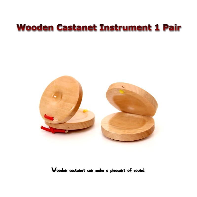 Wooden Castanet Instrument 1 Pair | Shopee Philippines