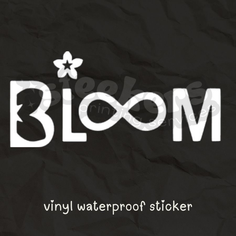 BLOOM BINI WATERPROOF STICKER | Shopee Philippines