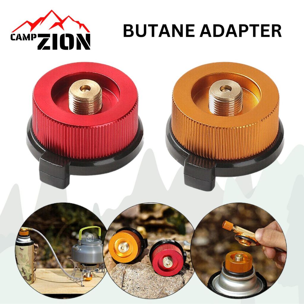 Camping Butane Adapter Gas Stove Burner Connector Converter Canister ...