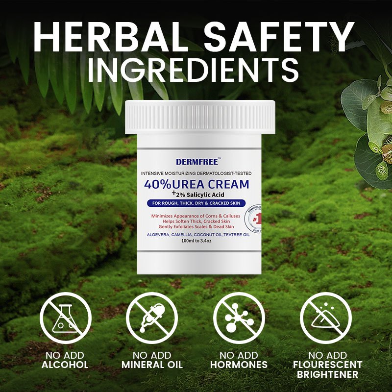DERMFREE 40% Urea Cream + 2% Salicylic Acid Moisturizes Exfoliating and ...