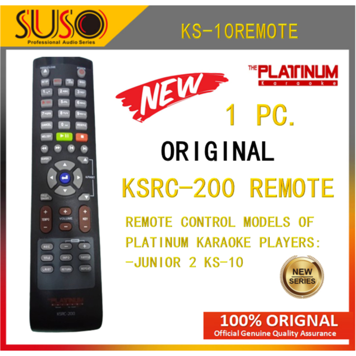 Platinum Junior 2 KS-10+ DVD Remote Control | Shopee Philippines