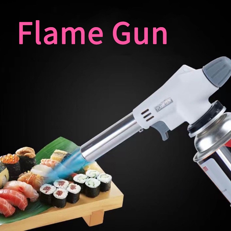 Safe Butane Gas for Portable Gas Stove blow flame gun auto ignition jet ...