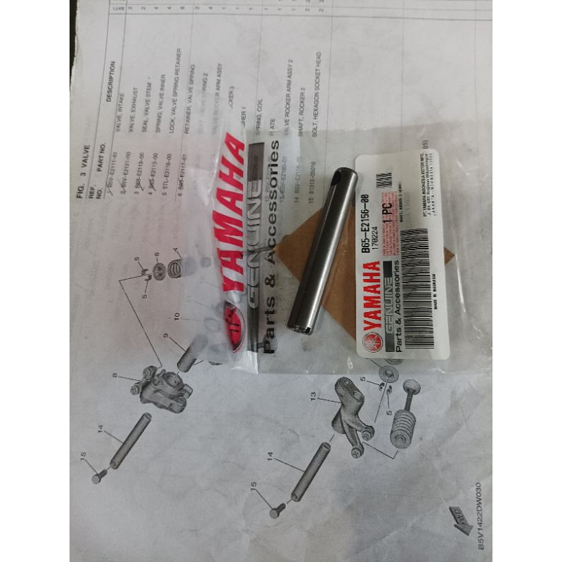 shaft rocker arm for sniper 155/aerox v1 | Shopee Philippines