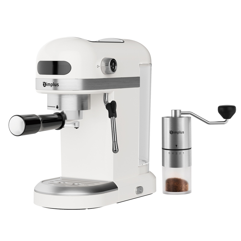 Simplus Coffee Machine Set Espresso Coffee Machine + Coffee Grinder ...