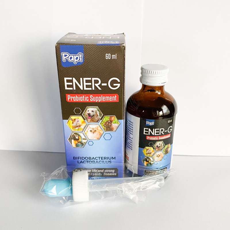 Papi Ener-G Probiotic Food Supplement for Pets 60ml | Shopee Philippines