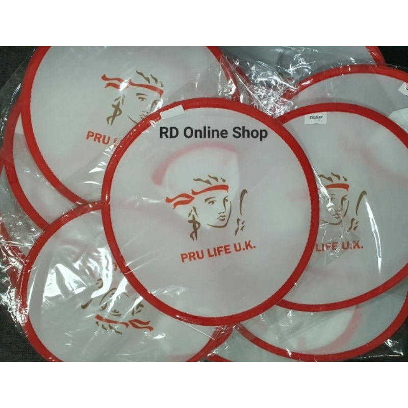 Pru Life UK FOLDABLE FAN/ROUND FAN | Prulife UK Merchandise | Shopee ...