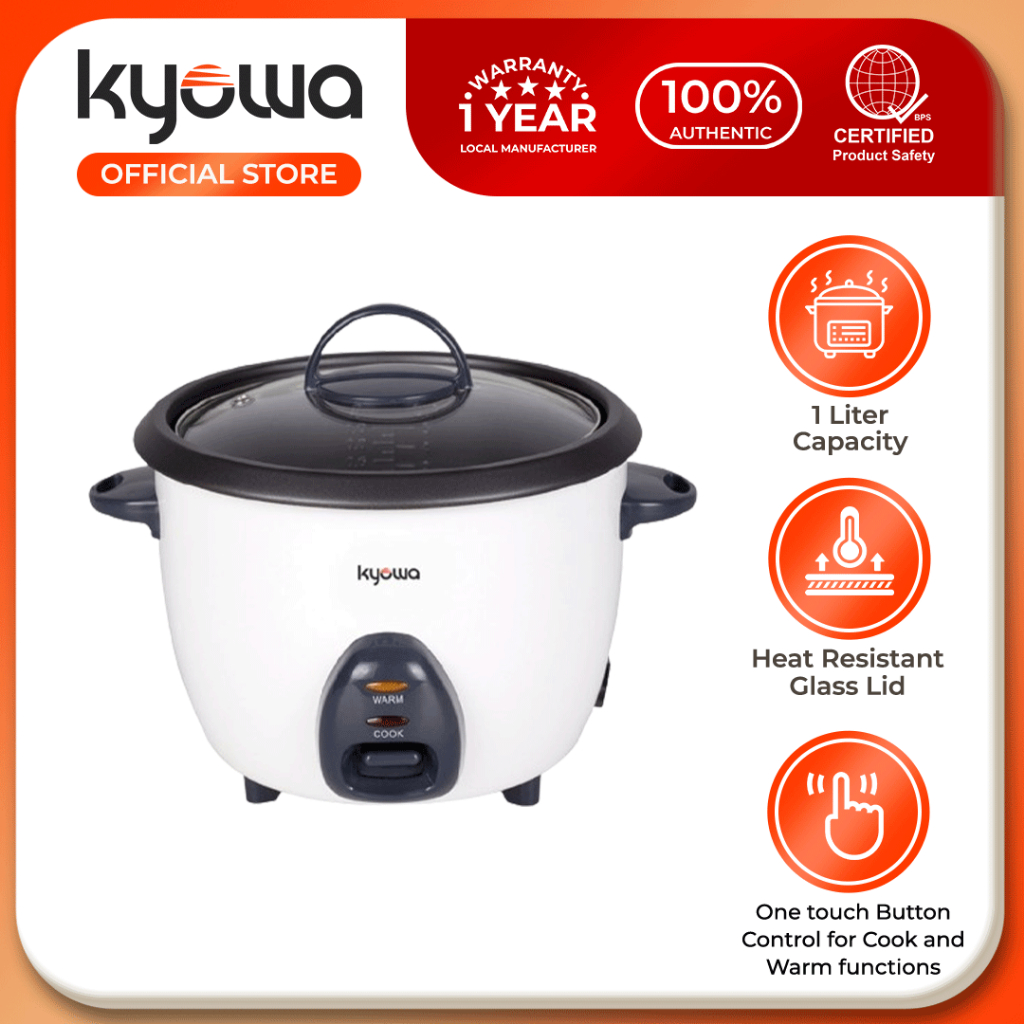 Kyowa 1.0 Liter Drum Rice Cooker - White (KW-2036) | Shopee Philippines