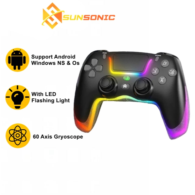 Bsp P07 Rgb Colorful Light Bluetooth Wireless Gaming Controller ...