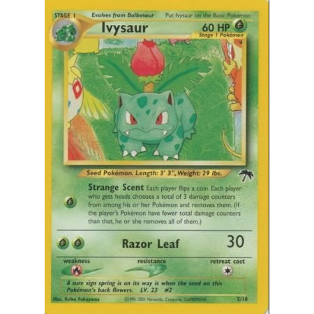 Pokemon TCG - Ivysaur - Southern Islands Collection Promos Pokemon Set ...