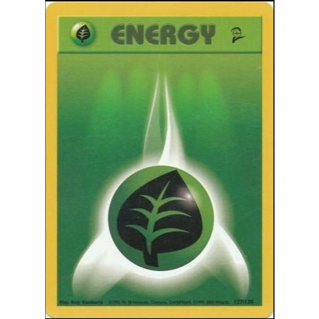 Pokemon TCG - Grass Energy - Base Set 2 - Basic Energy | Shopee Philippines