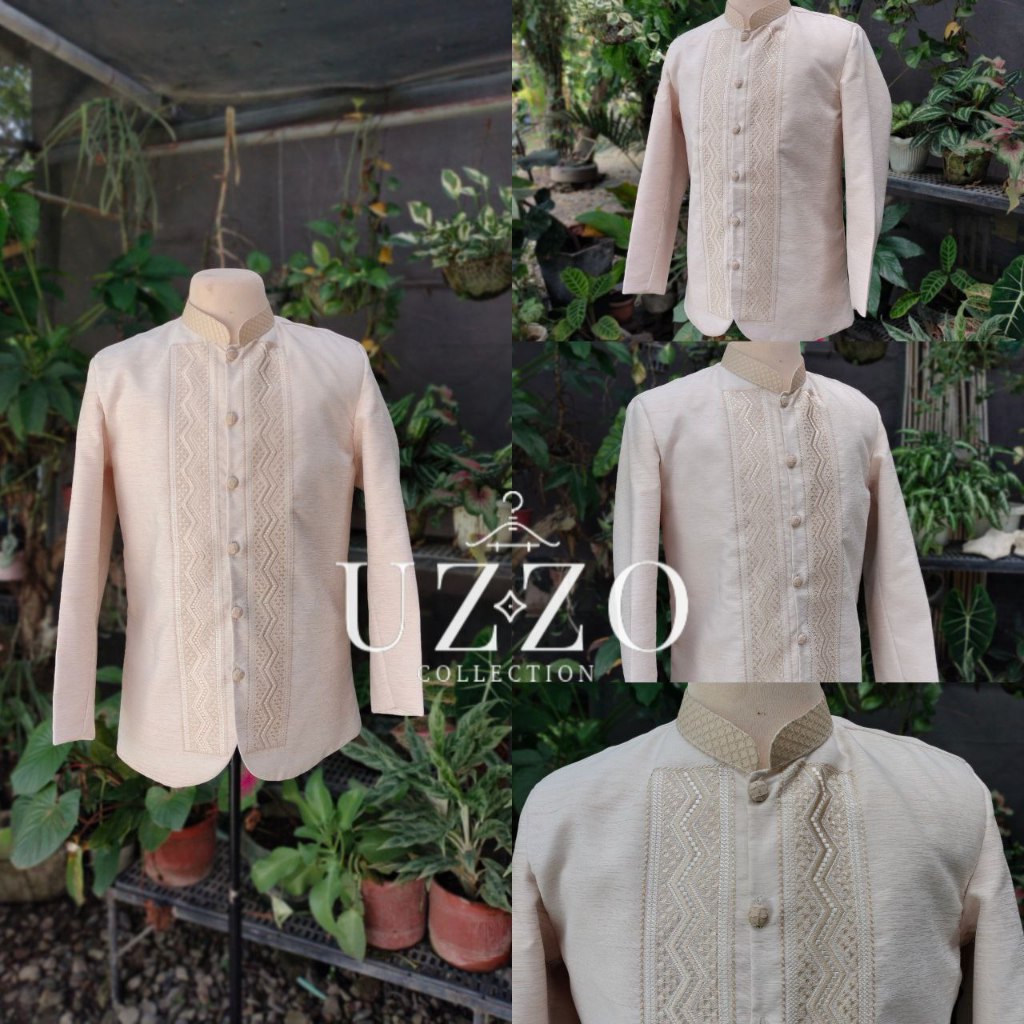 HABLON Coat Barong for Men Formal Traditional Modern Attire Oath Taking ...