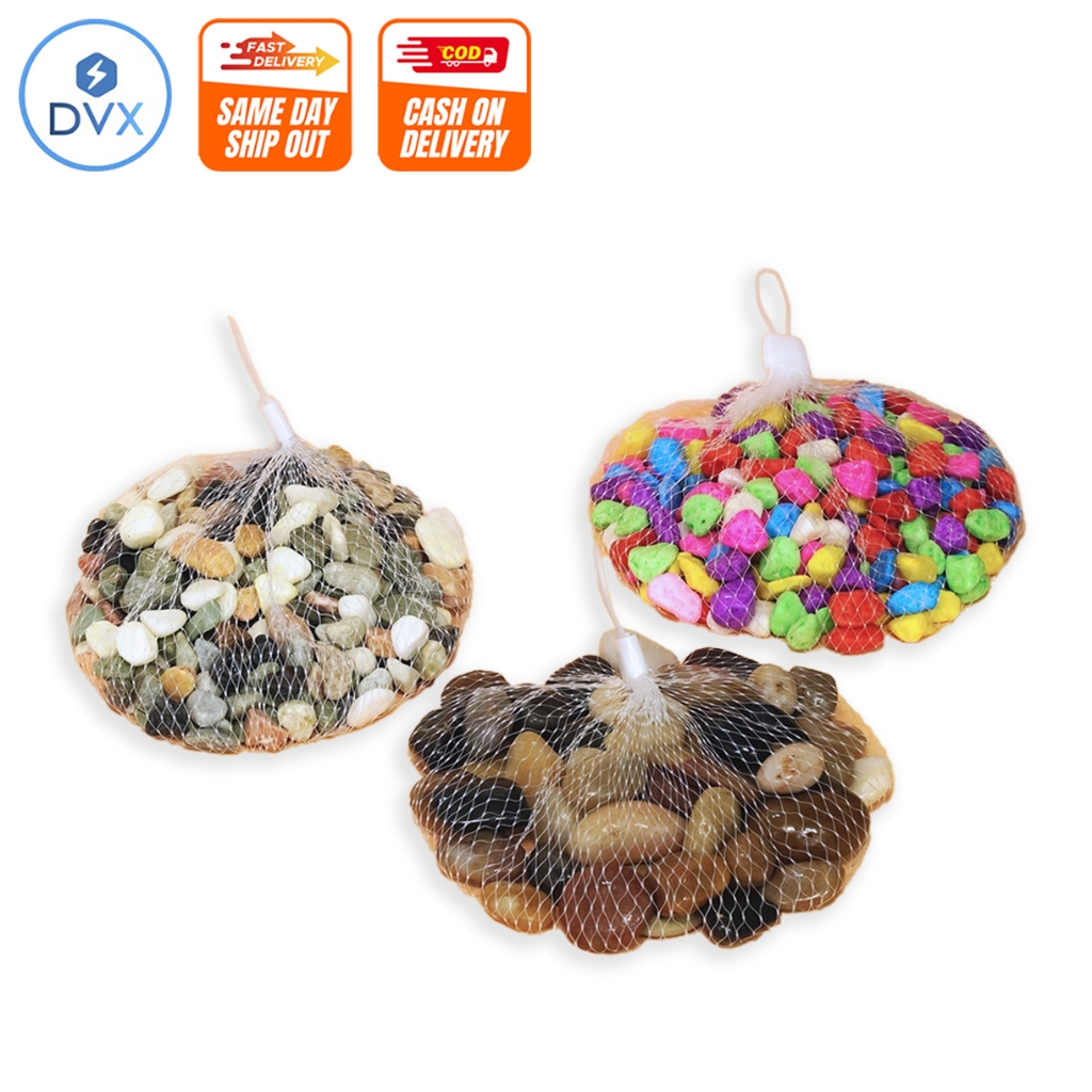 COD DVX Jolen Pebbles Colorful Rocks Decorative Stone Aquarium | Shopee ...