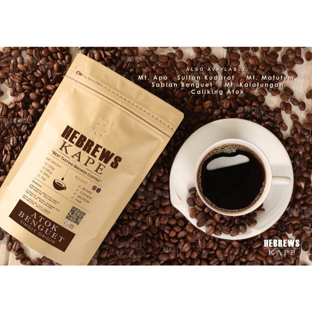125 GRAMS ATOK BENGUET ARABICA (PHILIPPINE COFFEE BEANS) | Shopee ...