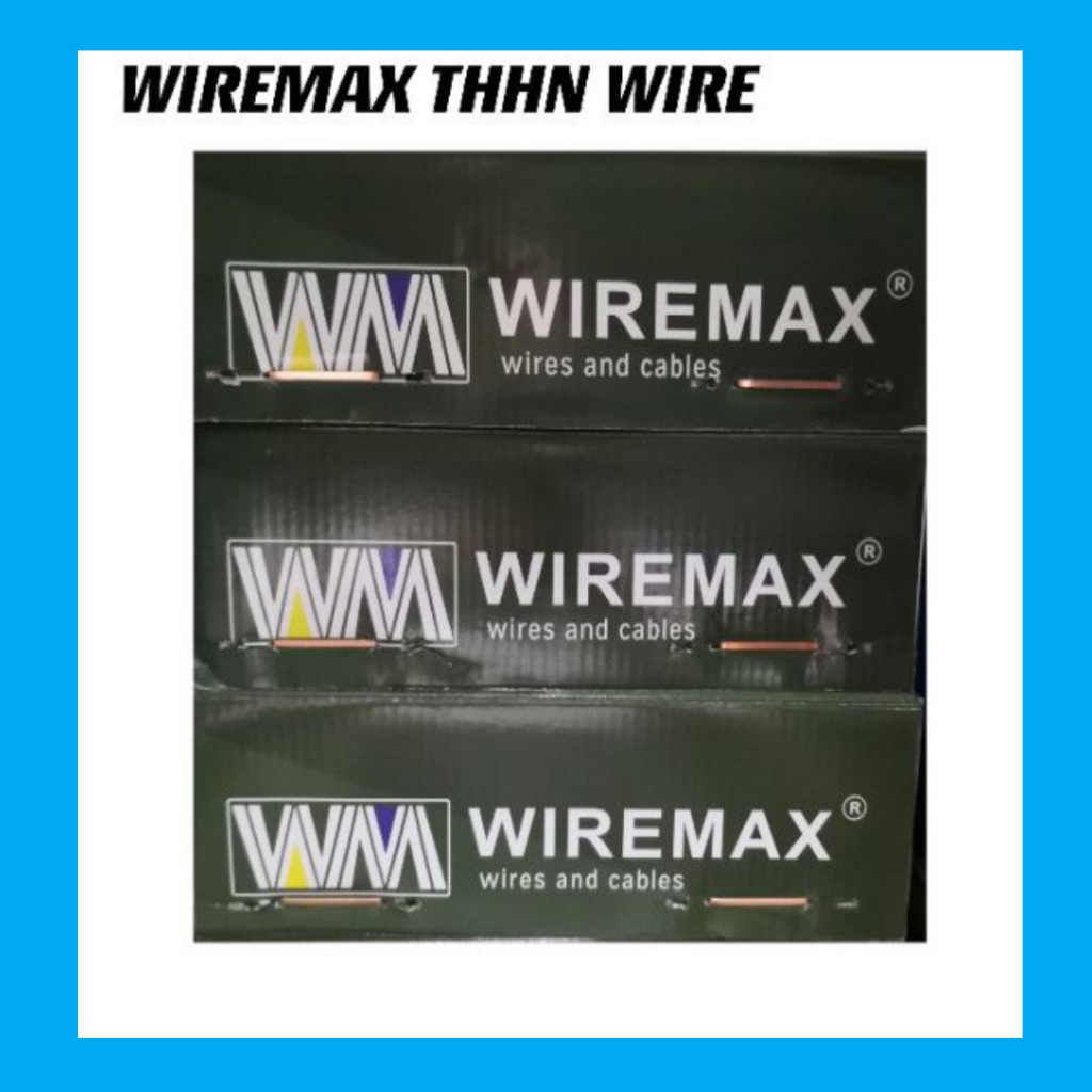 (PER BOX)WIREMAX THHN/THWN STRANDED WIRE 14/7(2.0mm) 12/7(3.5mm) 10/7(5.5mm) 8/7(8.0mm) | Shopee ...